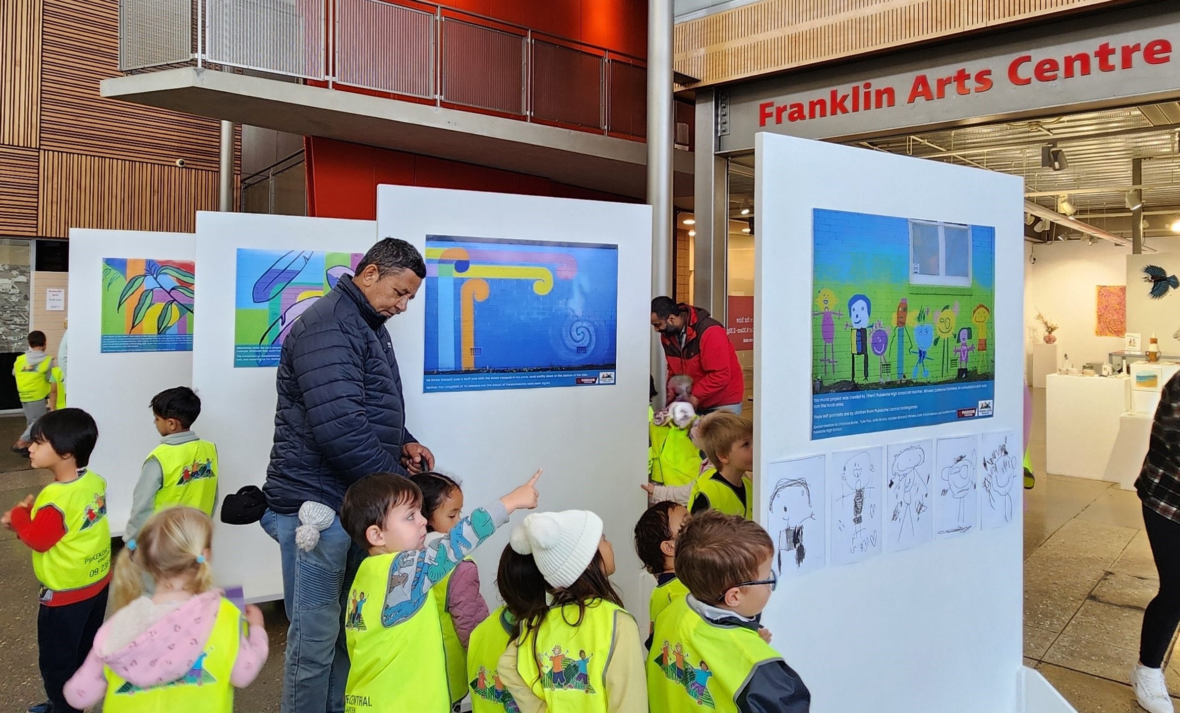 Kindy mural celebrated in exhibition - Franklin Times