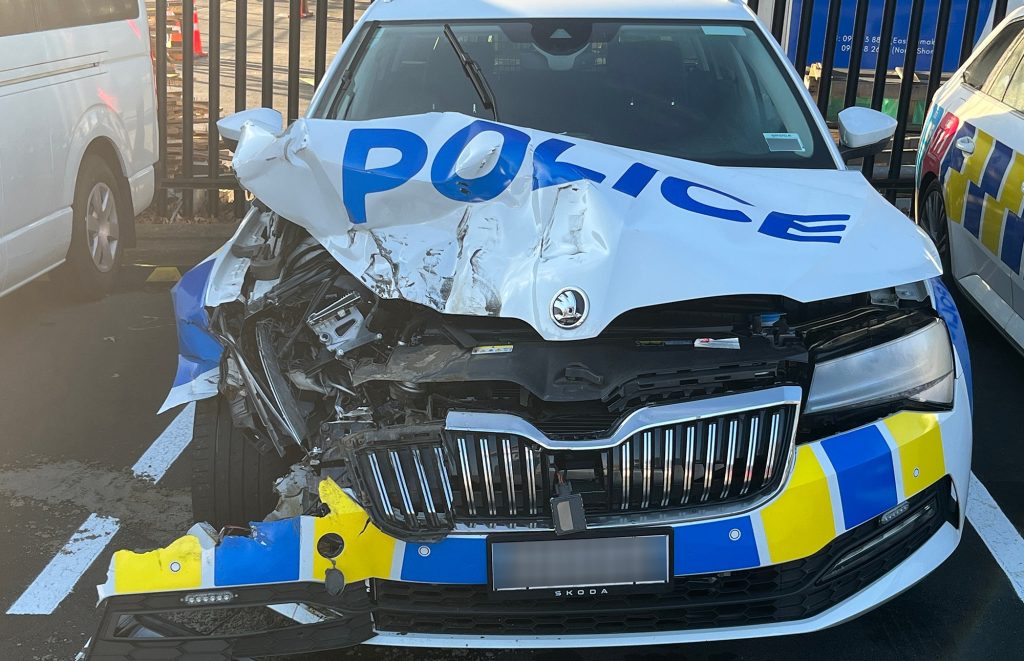 Man arrested after ramming police car - Franklin Times
