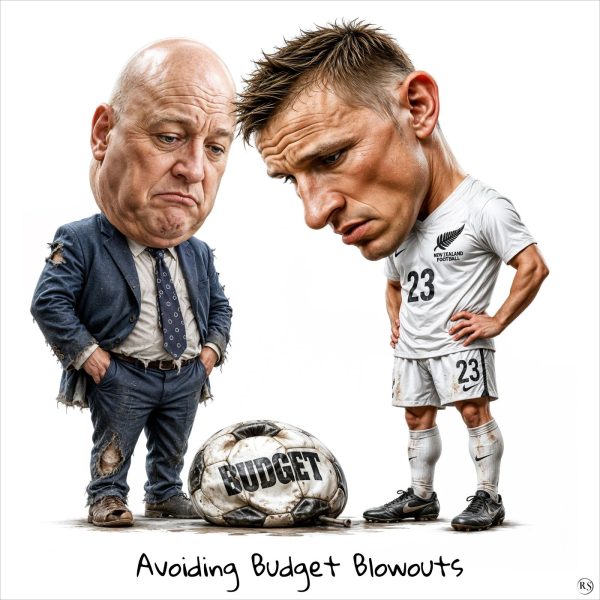 Cartoon - budget blowout - Franklin Times