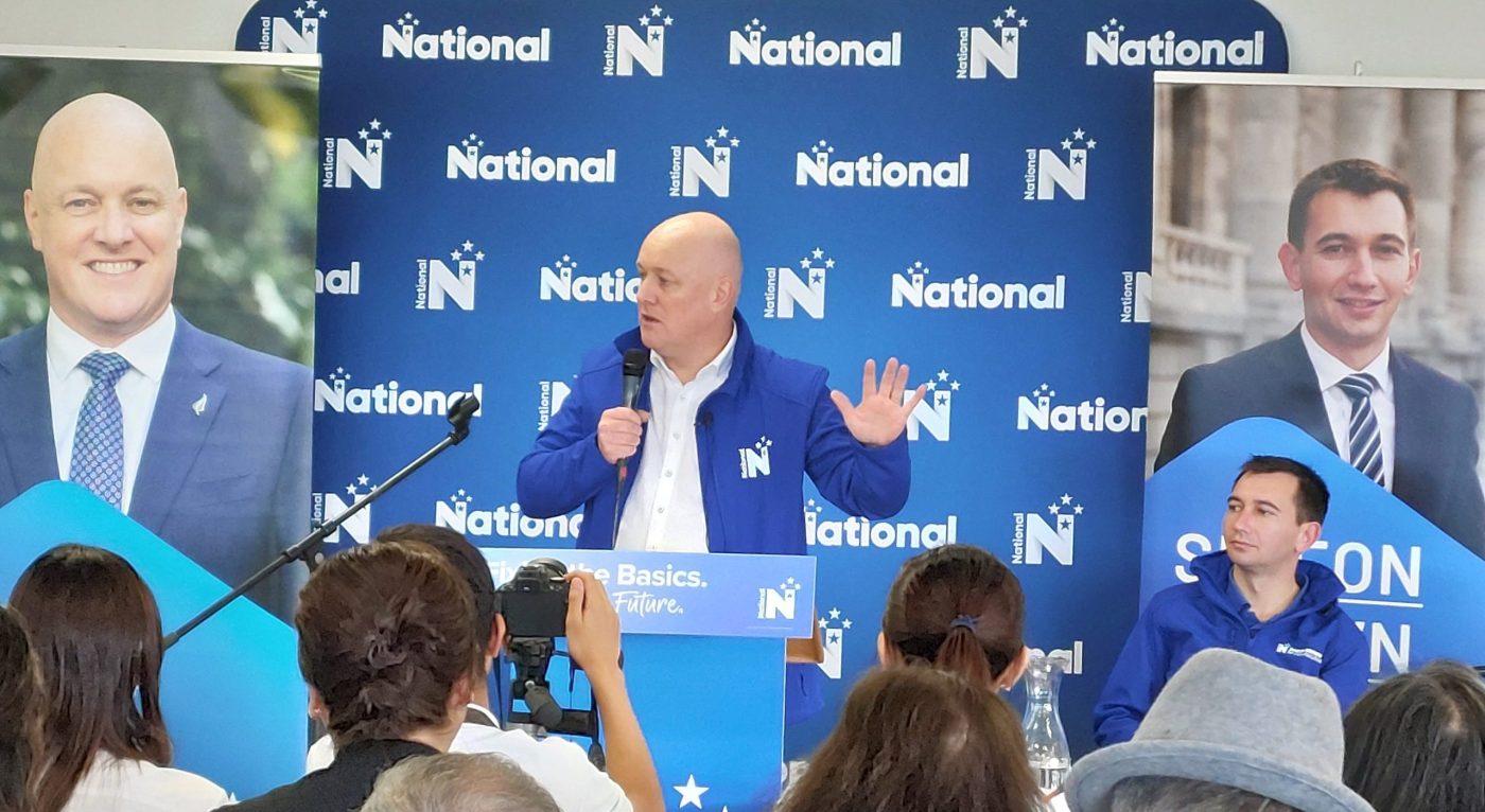 National down, Luxon up in new political poll - Franklin Times